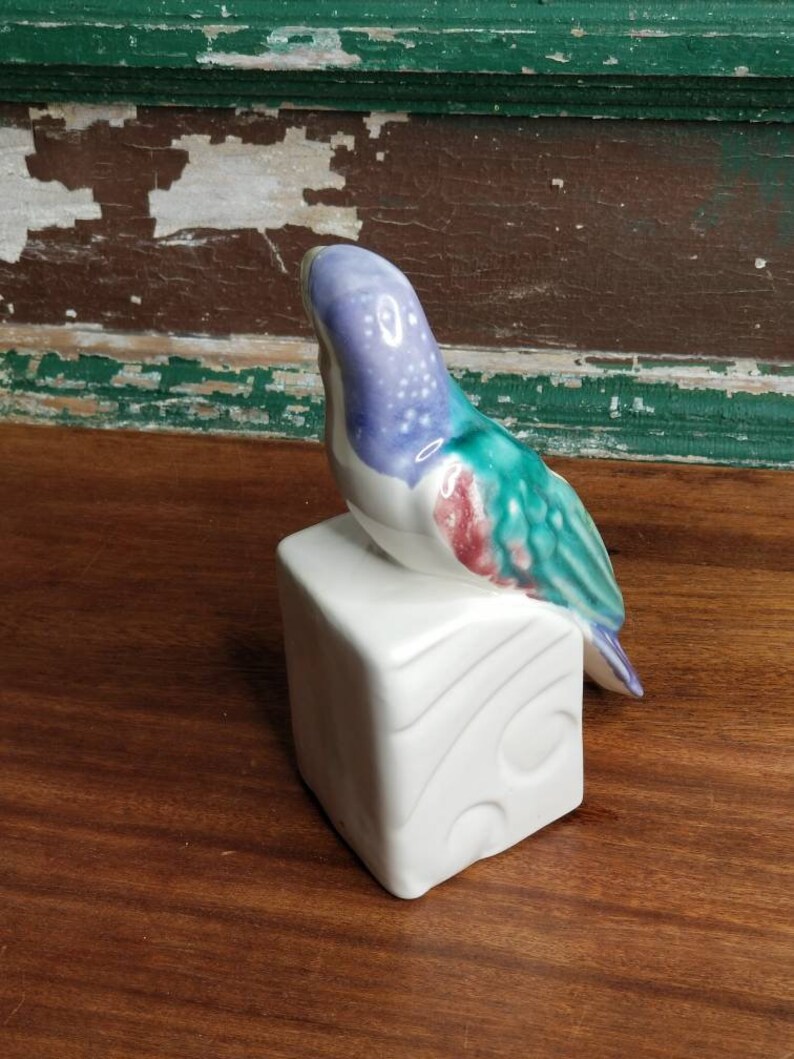 Vintage Parakeet Vase Hollywood Regency Parrot Vase Bookend - Etsy