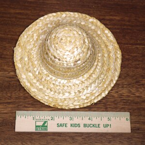 Miniature Doll Hat 6 Miniature Straw Hat Tiny Craft Hat Vintage ...