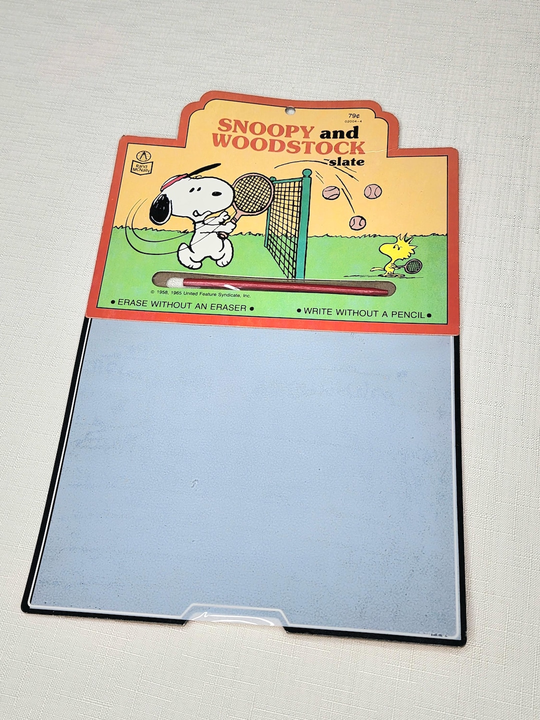 Vintage Snoopy and Woodstock Slate - Vintage Peanuts Magic Slate ...