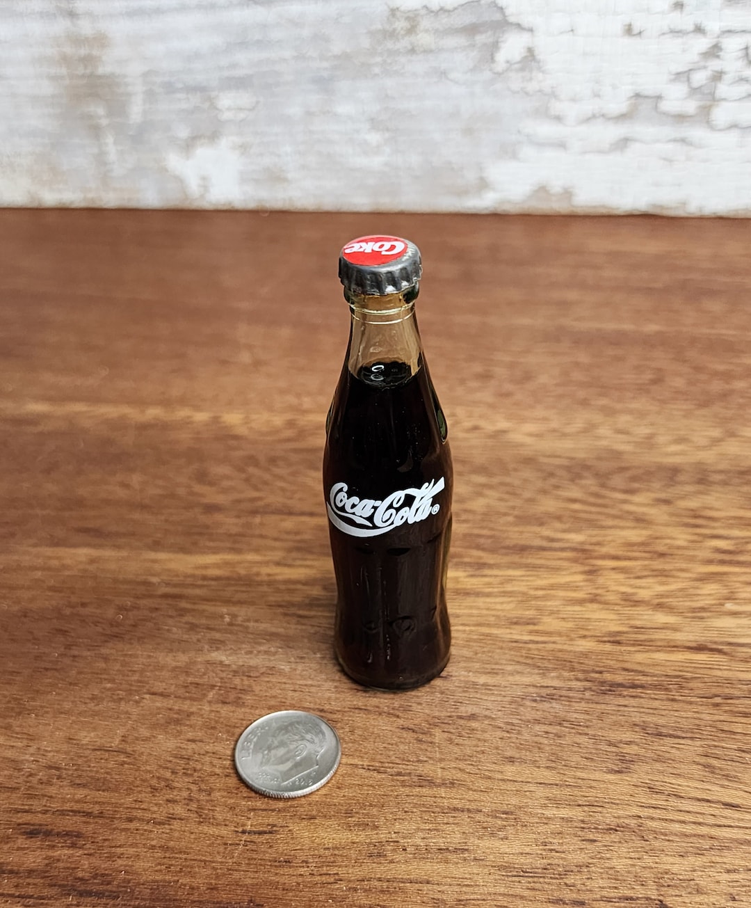 Miniature Coca-cola Glass Bottle Miniature 3 Coke Soda - Etsy