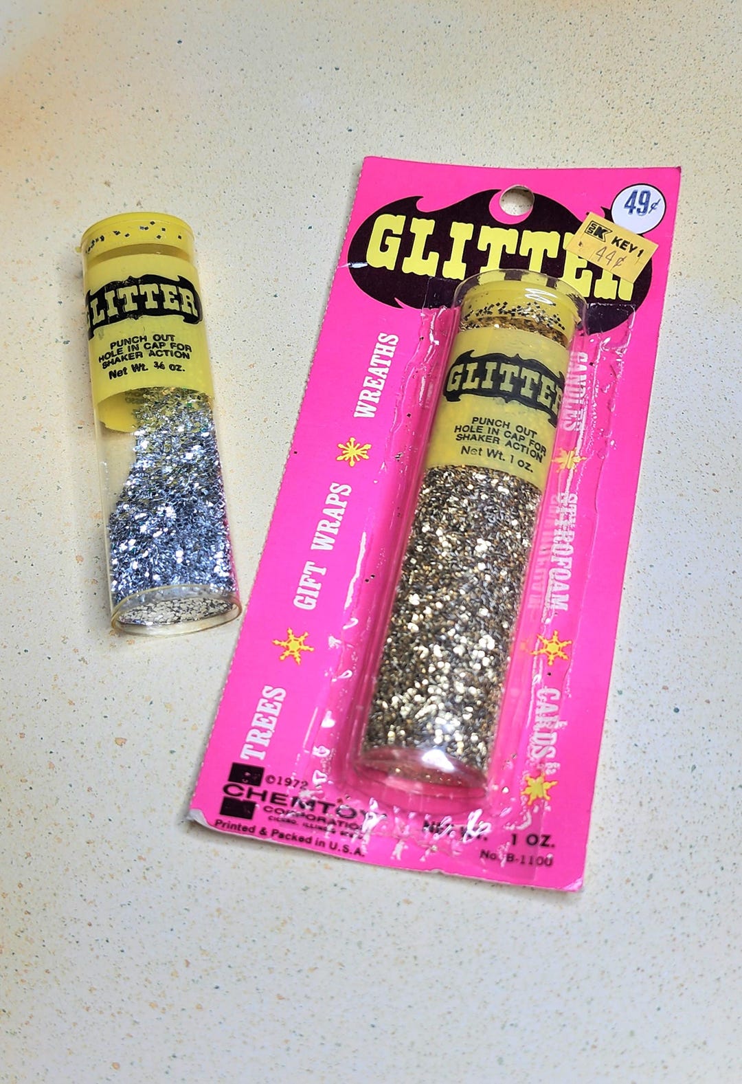 Vintage Glitter - Silver Glitter - Gold Glitter - Craft Glitter - New ...
