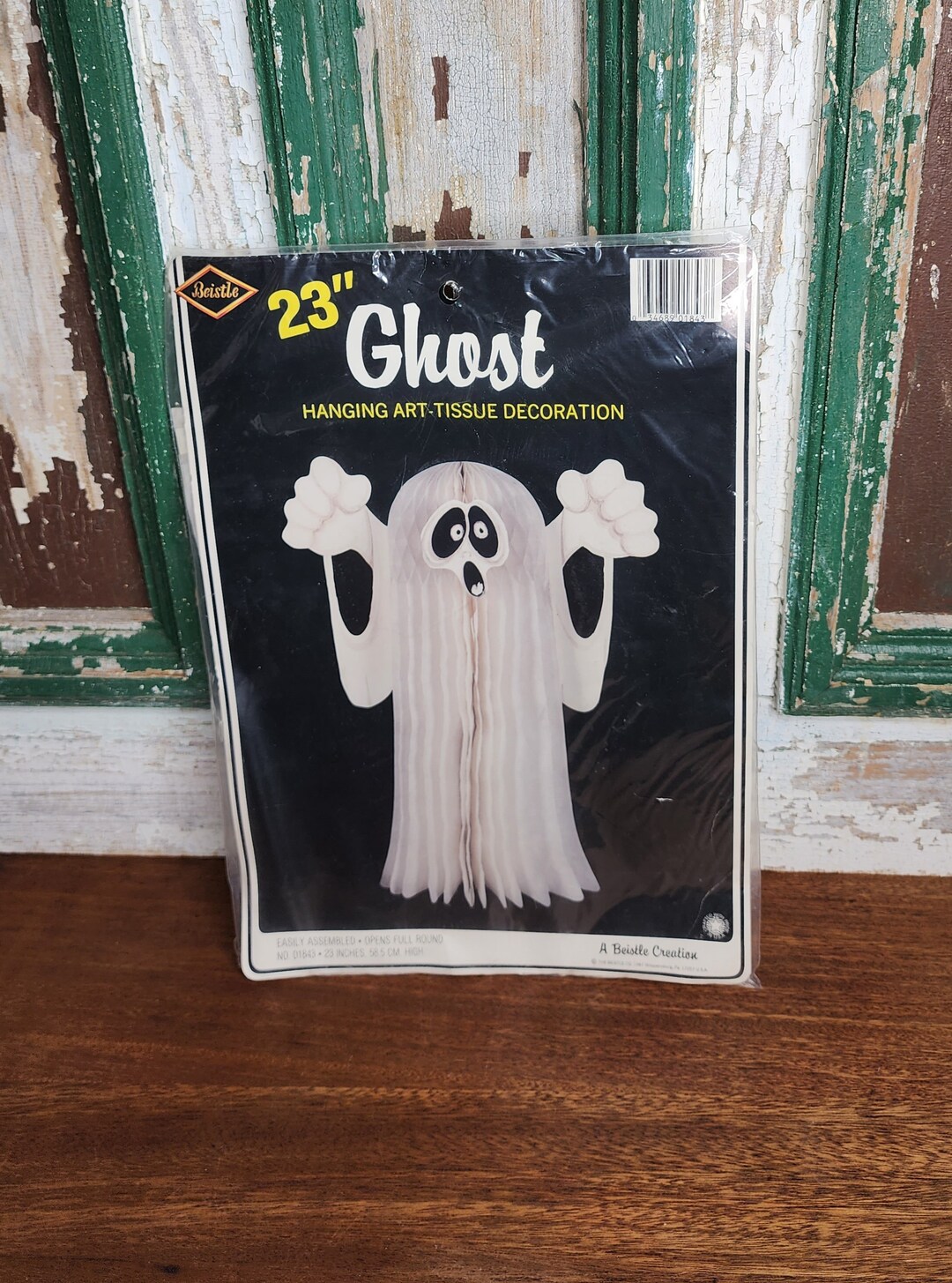 Vintage Beistle Halloween Décor Ghost 23” Hanging Ghost - Vintage ...