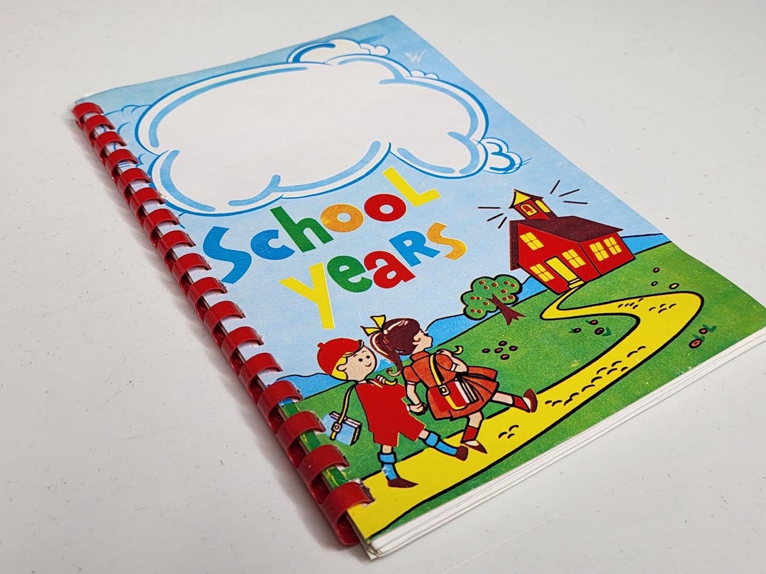 Vintage School Years Book Vintage School Journal School Memory Book ...