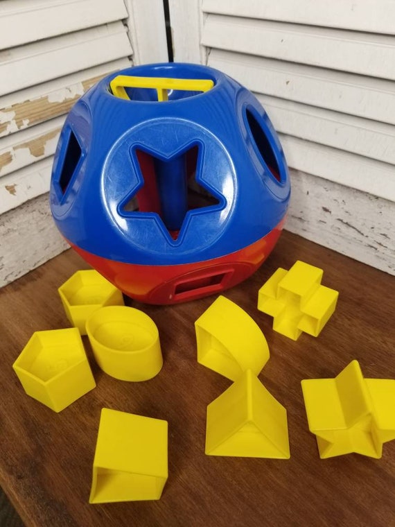 Vintage Tupperware Shape O Ball Learning Toy Sorter - Etsy