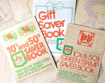 S and H Green Stamps | Etsy