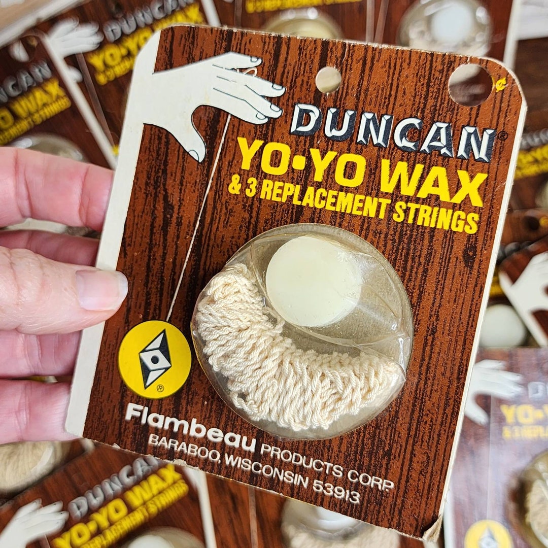 Vintage Duncan Yo-yo Wax & String Set - Baraboo Wisconsin - Etsy