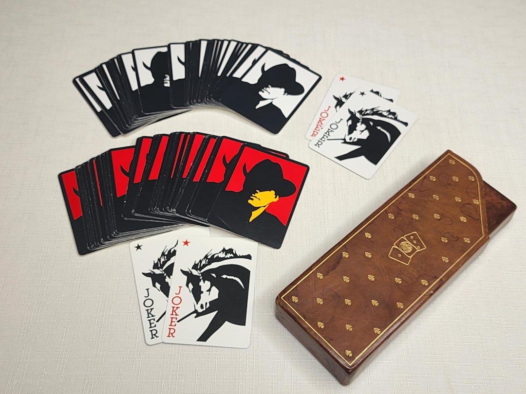 Vintage Marlboro Man Playing Cards Marlboro Wild West Card Decks Philip ...