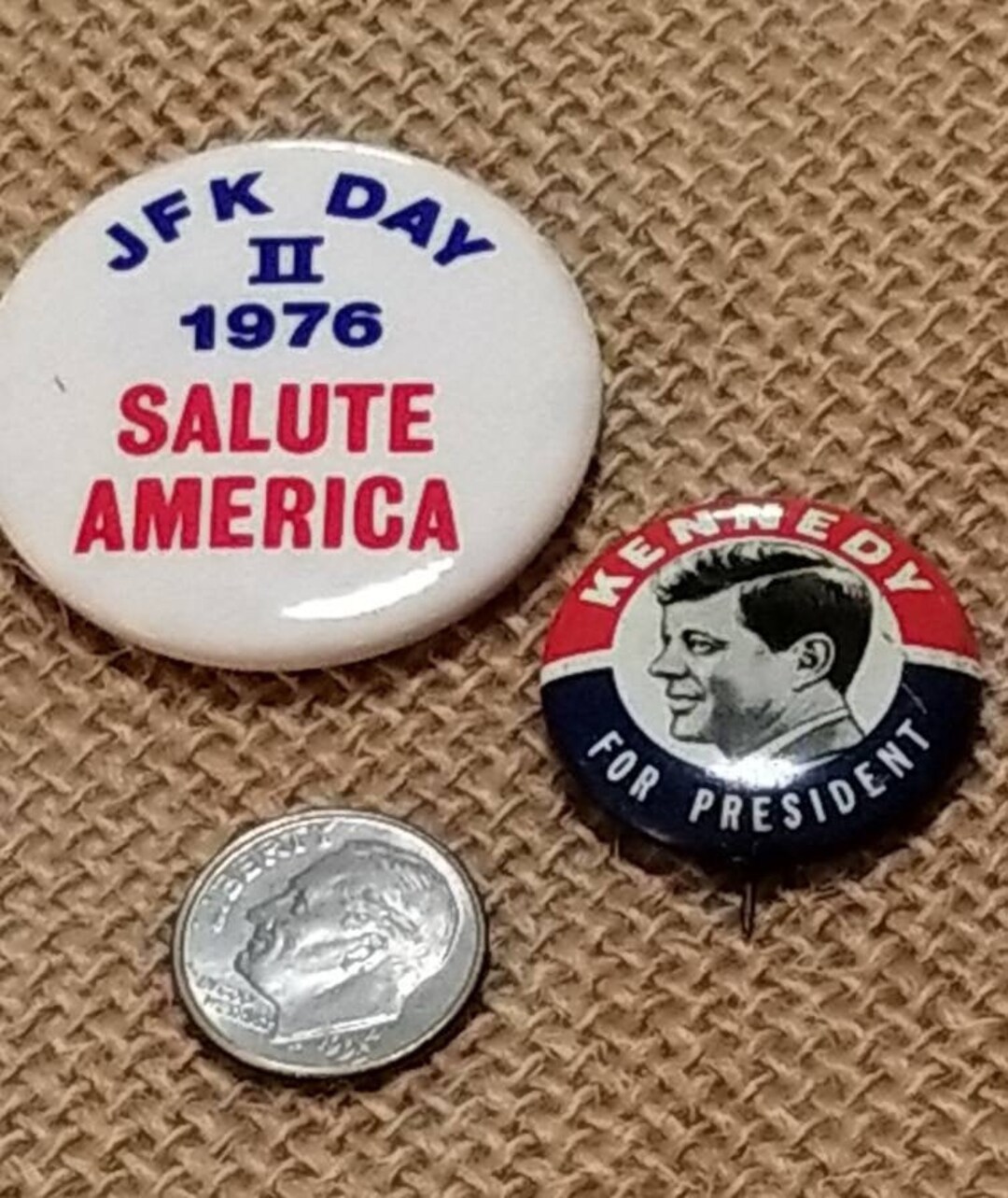 JFK Pinback John F Kennedy Presidential Pin JFK Campaign Pin Kennedy for President 1960 JFK Day ...