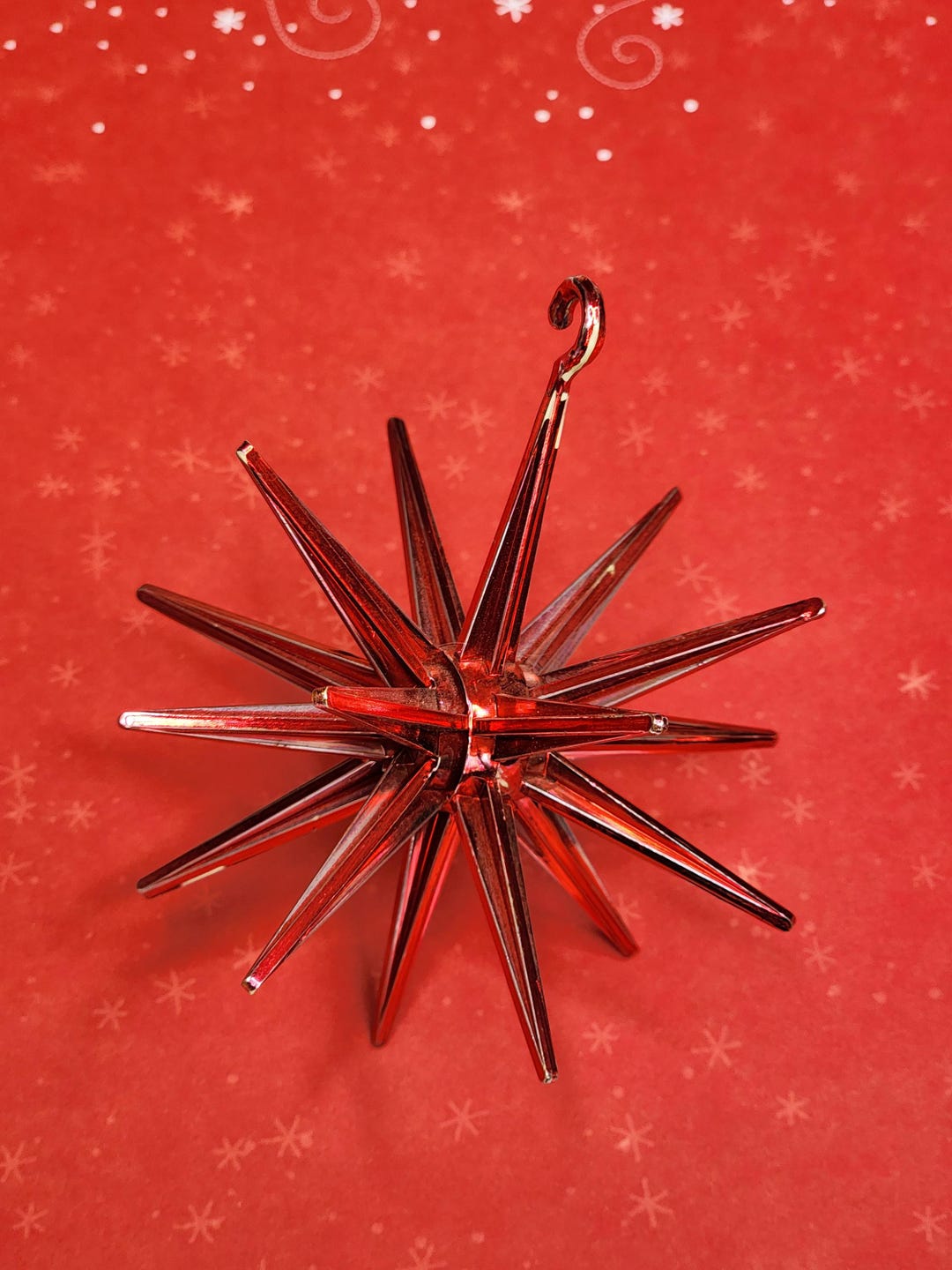 Vintage Snowflake Sputnik Atomic Star Sputnik Vintage Atomic Christmas ...