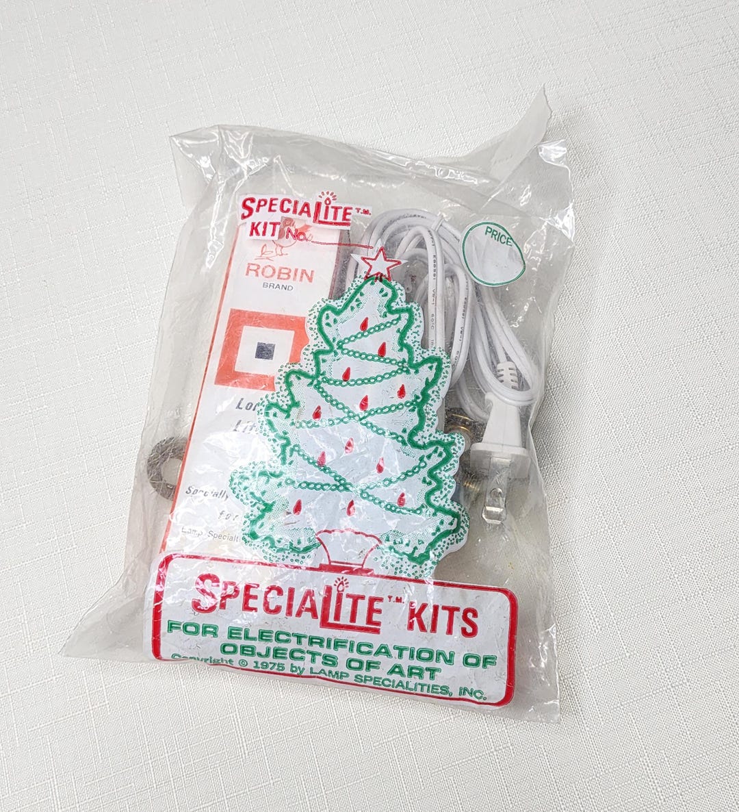 Vintage Ceramic Christmas Tree Light Kit - Specialite Kit - Vintage ...