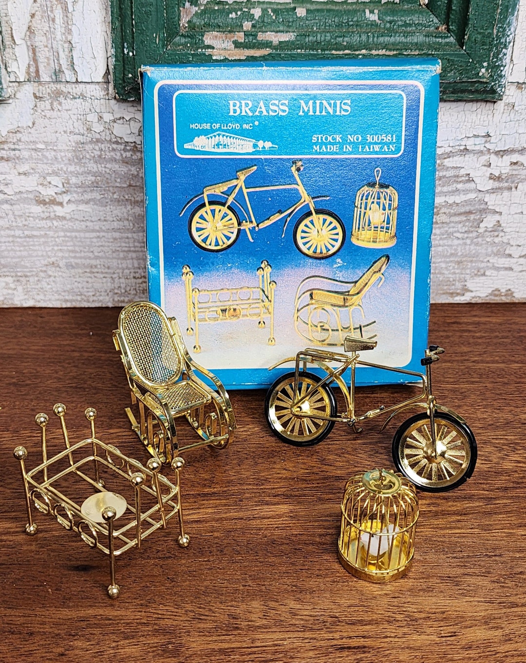 Brass Dollhouse Miniatures House of Lloyd Brass Miniatures Miniature ...