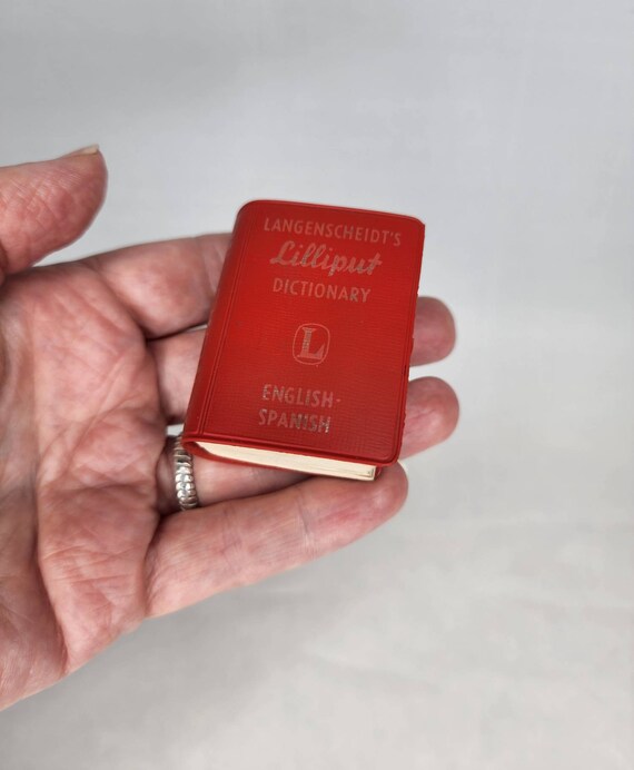 Vintage 1961 Miniature Dictionary Miniature Book - Etsy