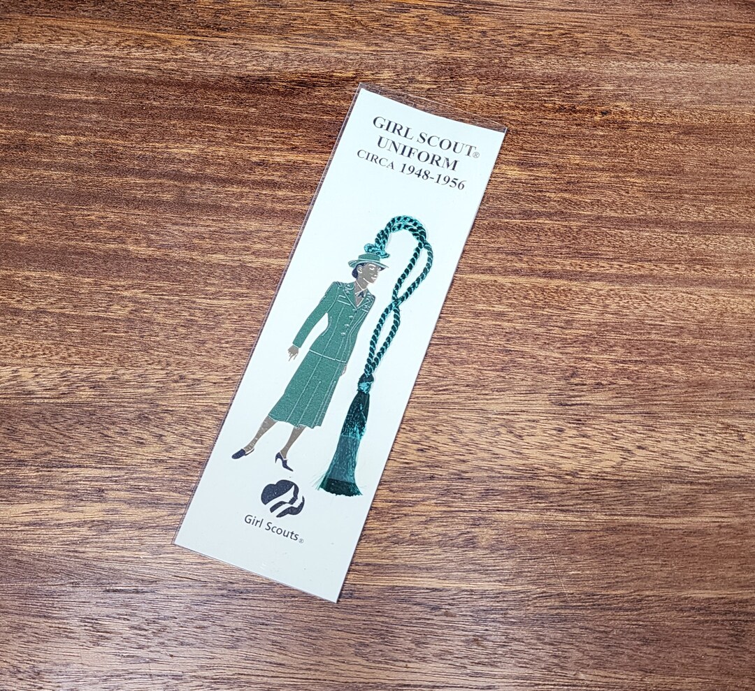 Girl Scout Uniform Bookmark Girl Scout Uniform Circa 1948 1956 Vintage ...