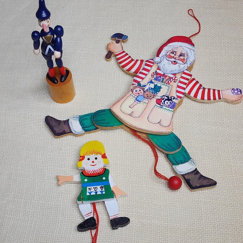 Pull String Puppet - Etsy