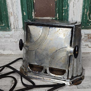 Antique Toaster - Son-chief Vintage Art Deco Series 680 Chrome 2 Slice ...