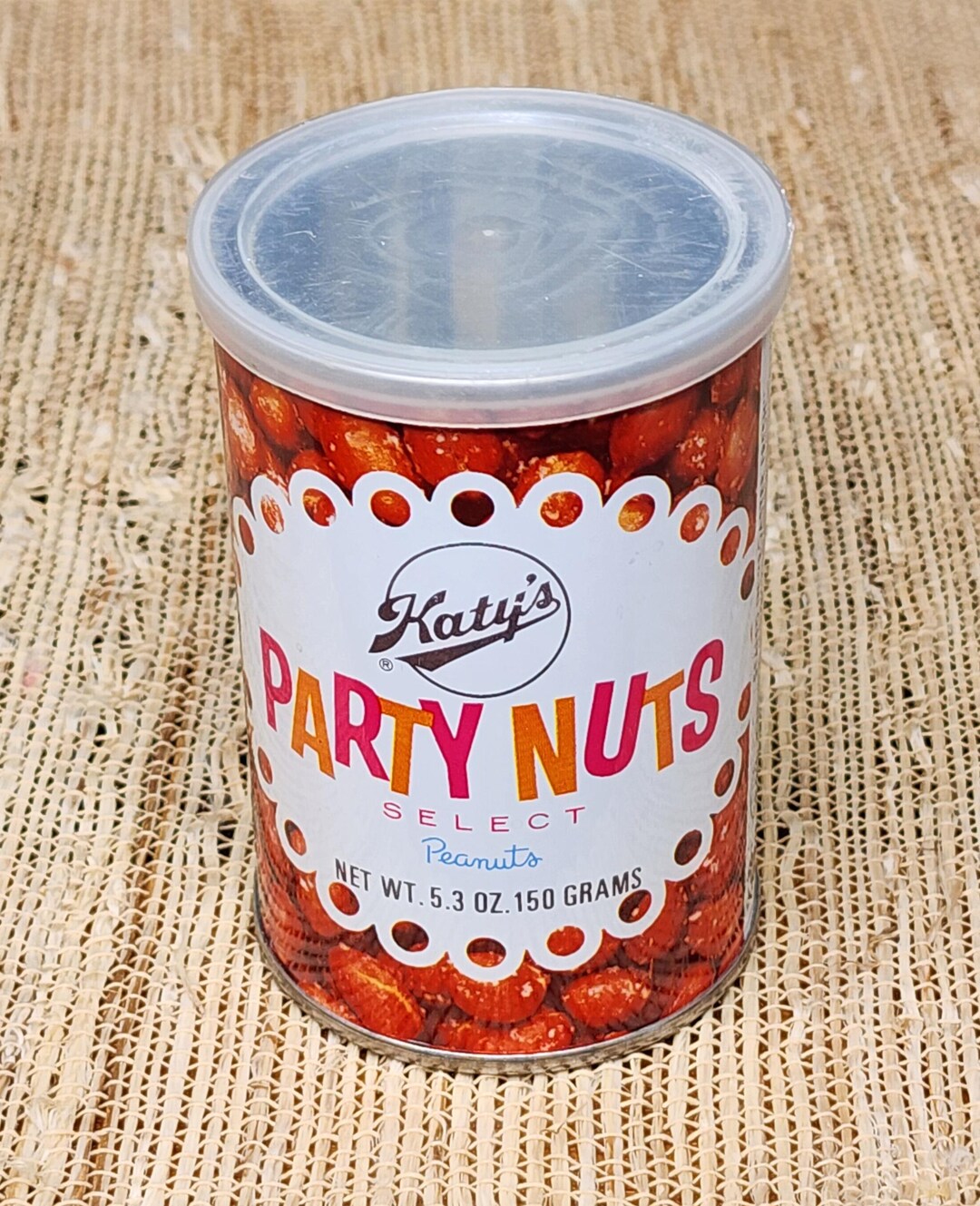 Vintage Katy's Party Nuts Tin: 1960s Retro Kitchen Decor - Etsy
