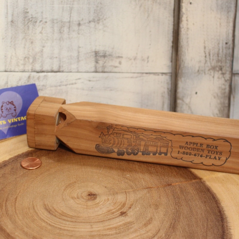 Wooden Toy Train Whistle - Etsy