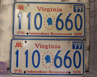 1976 License Plates - Etsy