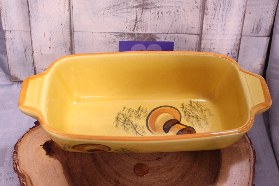 RARE Los Angeles Pottery Mushroom Casserole Serving Dish, MCM - Etsy
