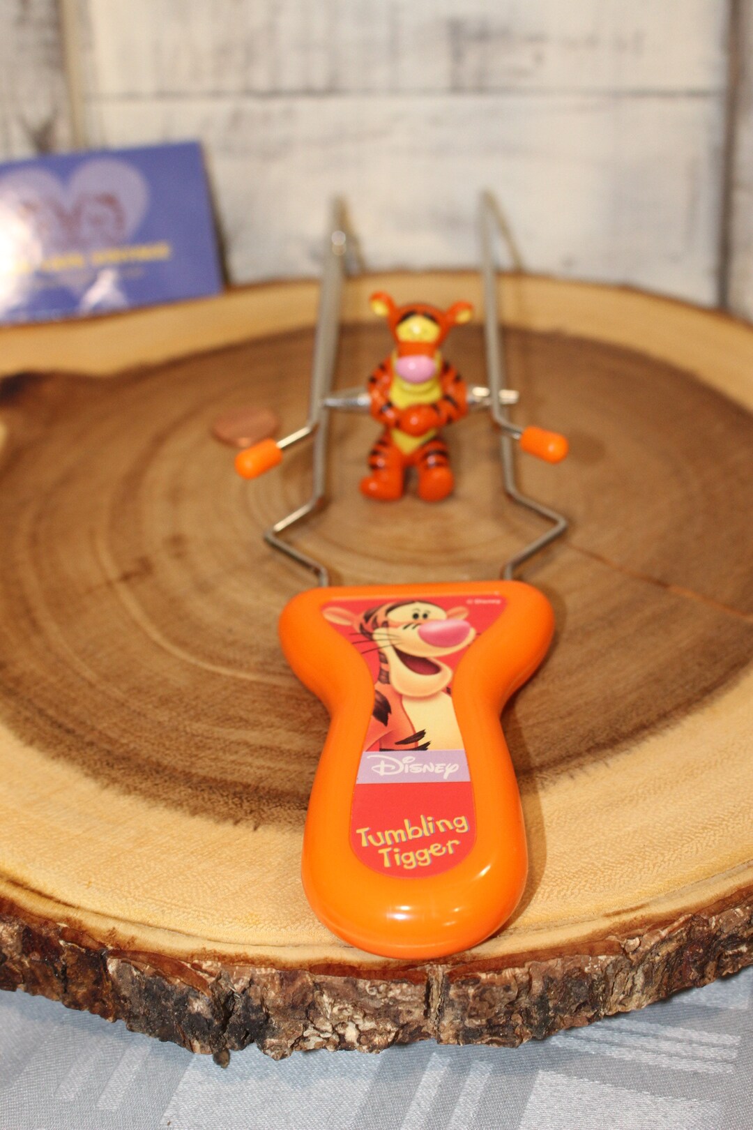 Vintage Disney Tumbling Tigger Magnetic Toy, Spins and Moves Back and ...