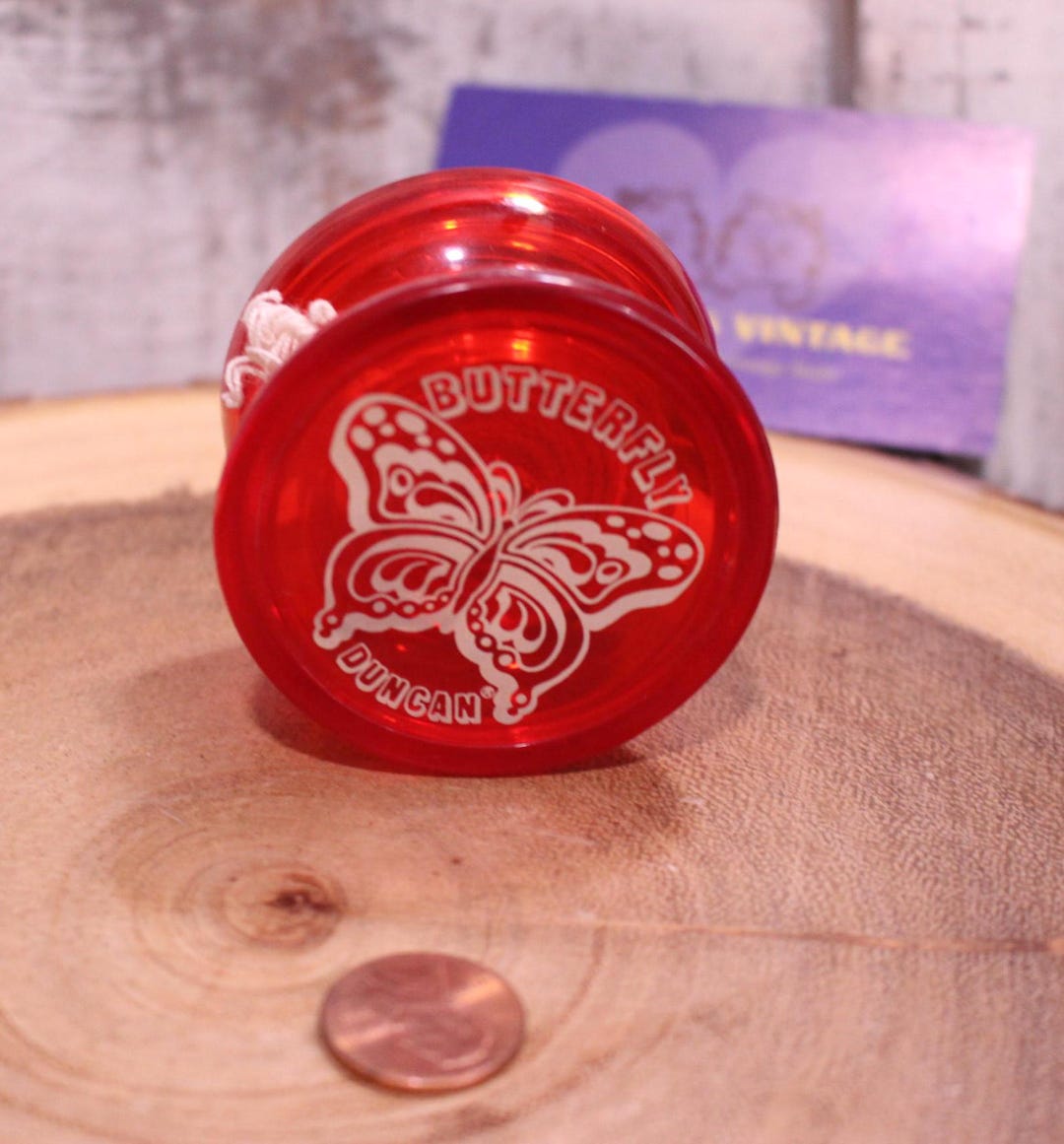 Vintage Red Duncan Butterfly Yo-yo, Vintage YO-YO, See Description - Etsy