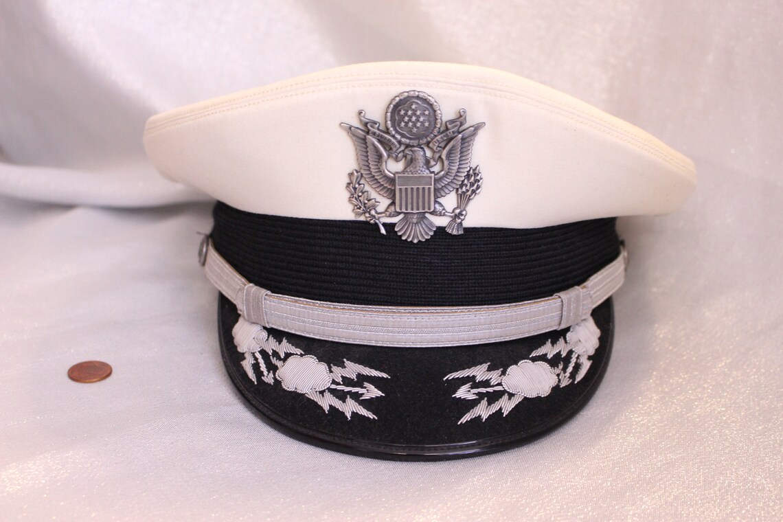 Vintage Vietnam Era US Air Force Officer Service Cap | Etsy