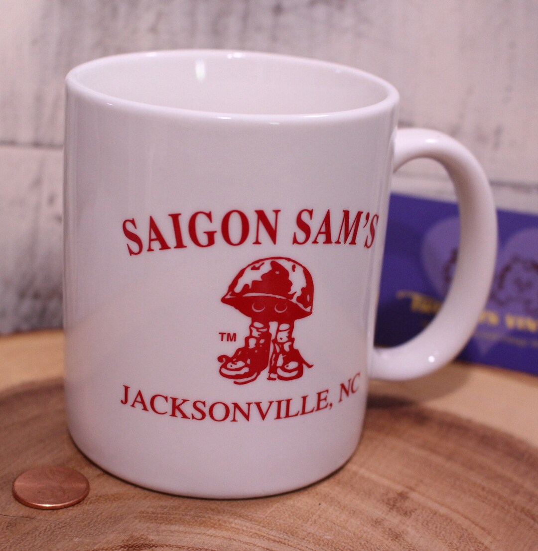 Vintage Saigon Sam's Mug, Jacksonville, NC, Advertising Mug - Etsy