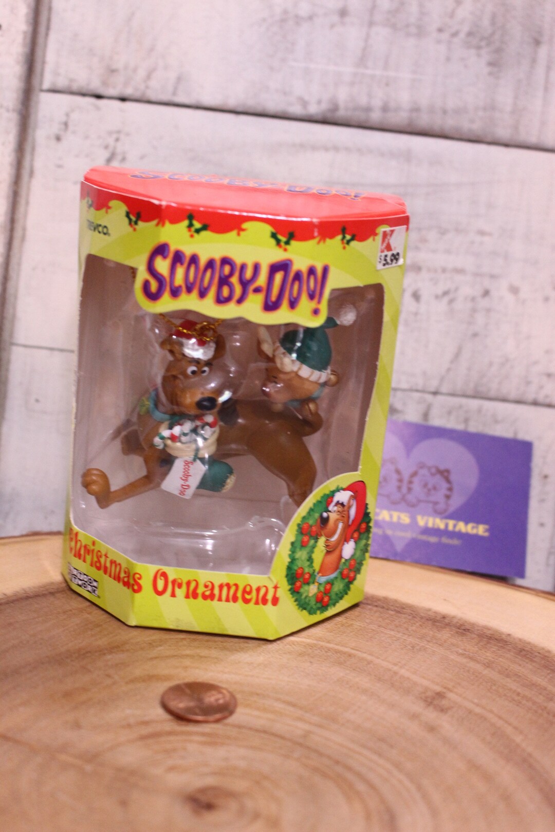 Vintage Scooby Doo Ornament Trevco Sealed - Etsy