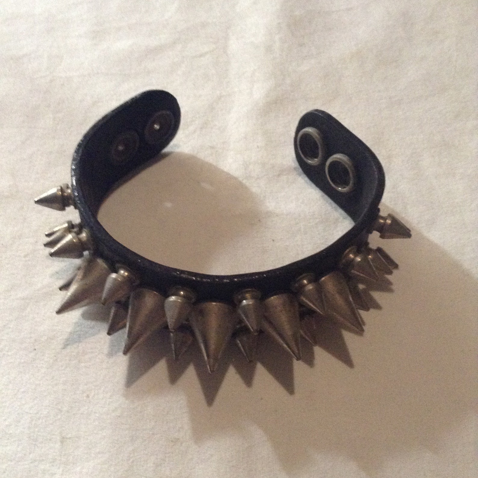 Vintage Spike Wrist Band - Etsy