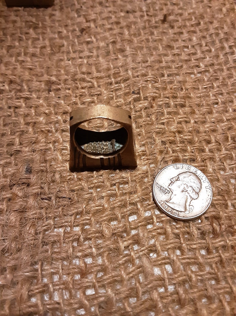 Vintage Large Nuckle Ring - Etsy