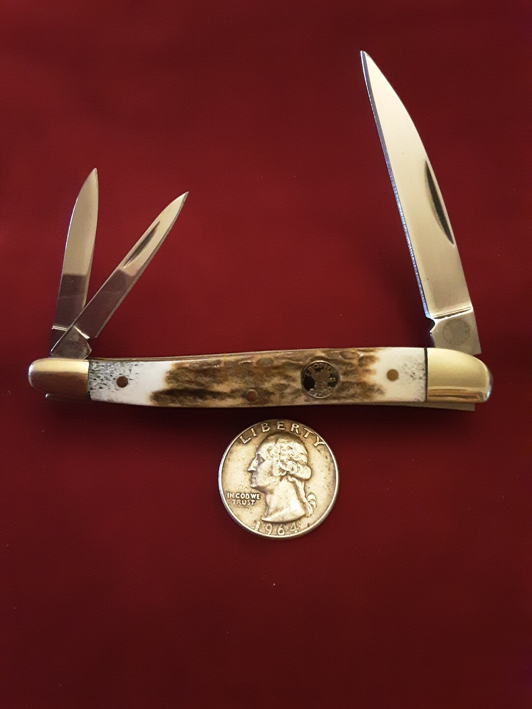 Early Trophy Stag Pocket Knife - Etsy