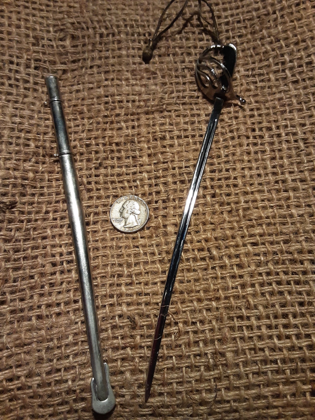 Vintage Miniature Sword - Etsy