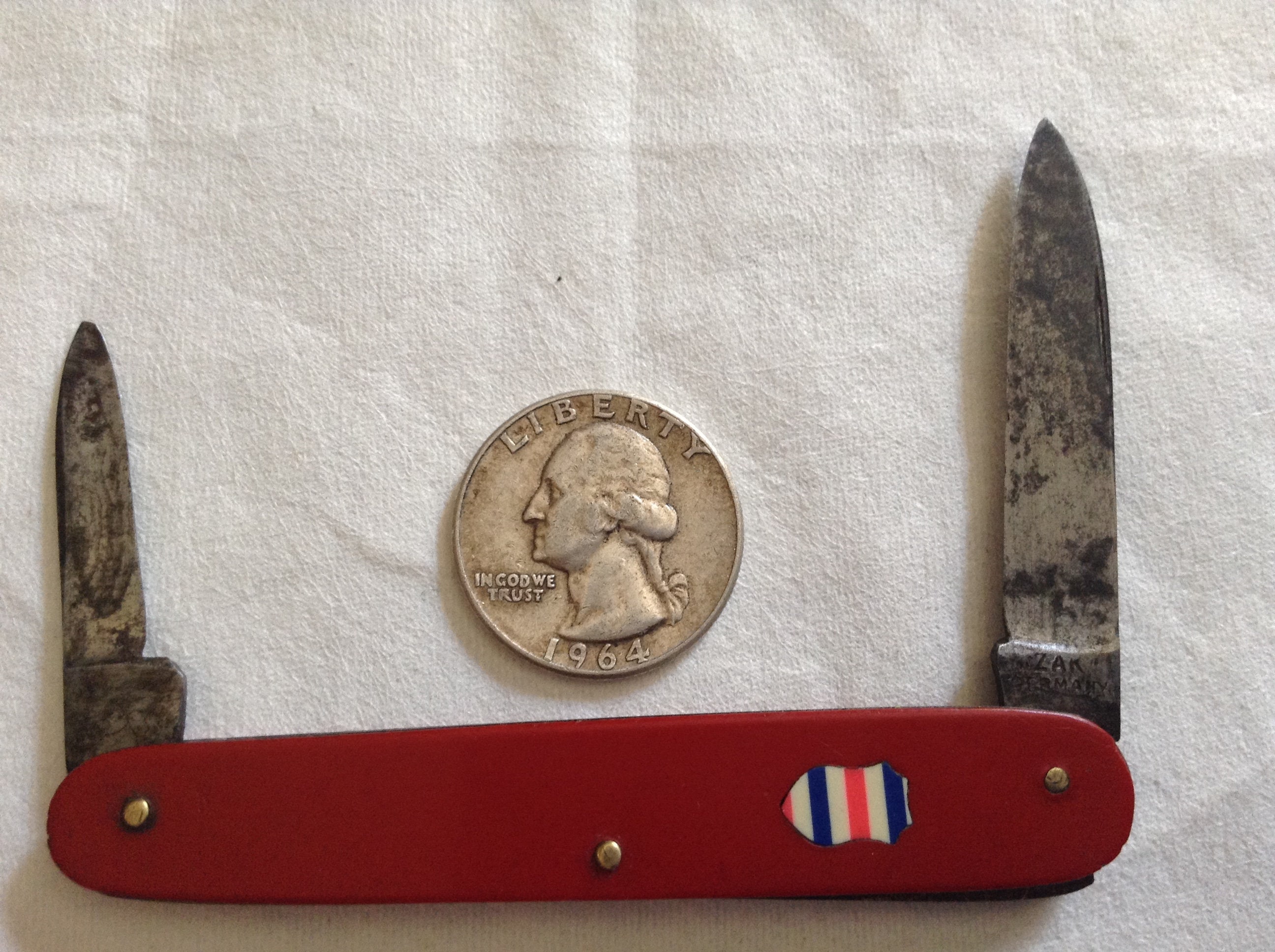 Vintage ZAK Pocket Knife . - Etsy