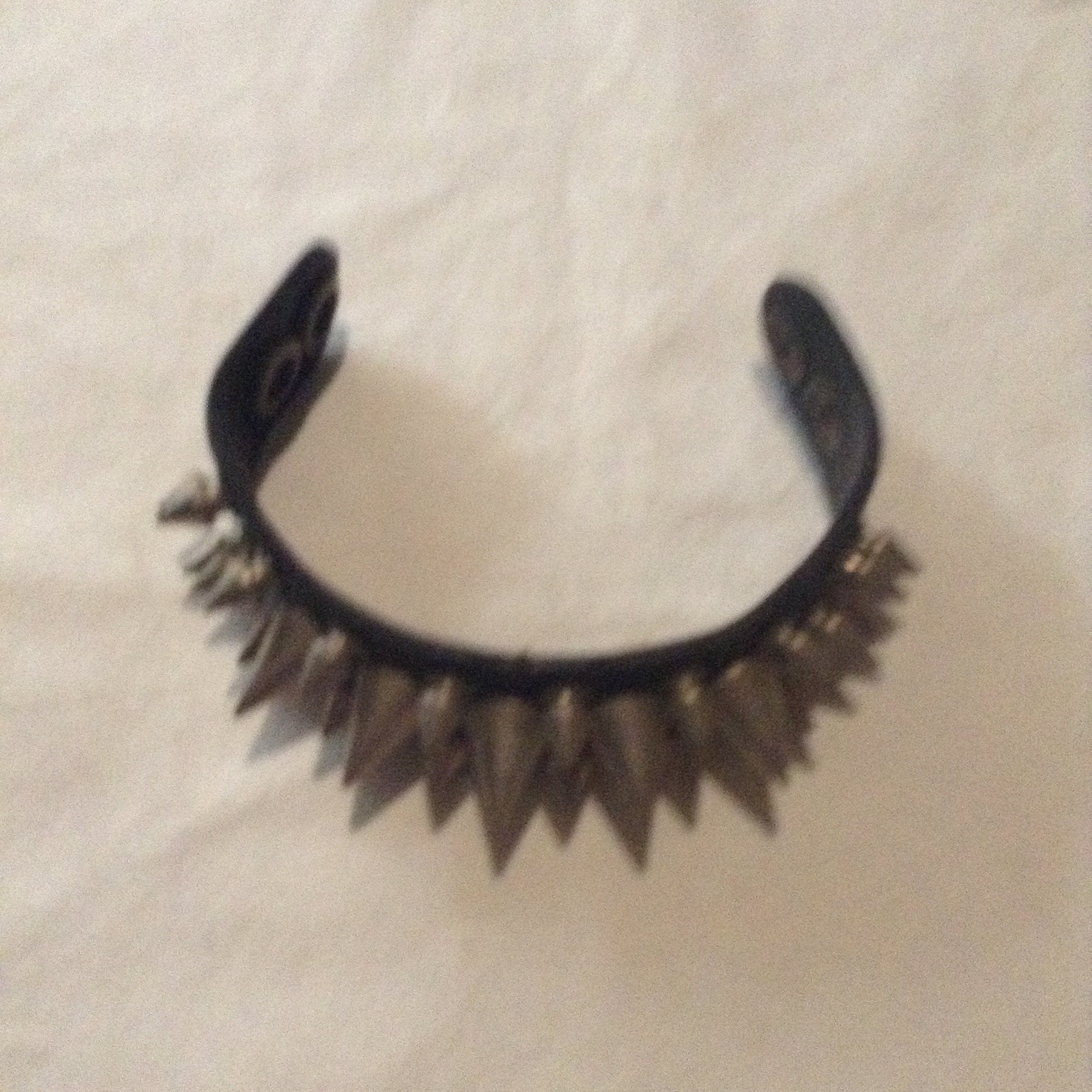 Vintage Spike Wrist Band - Etsy