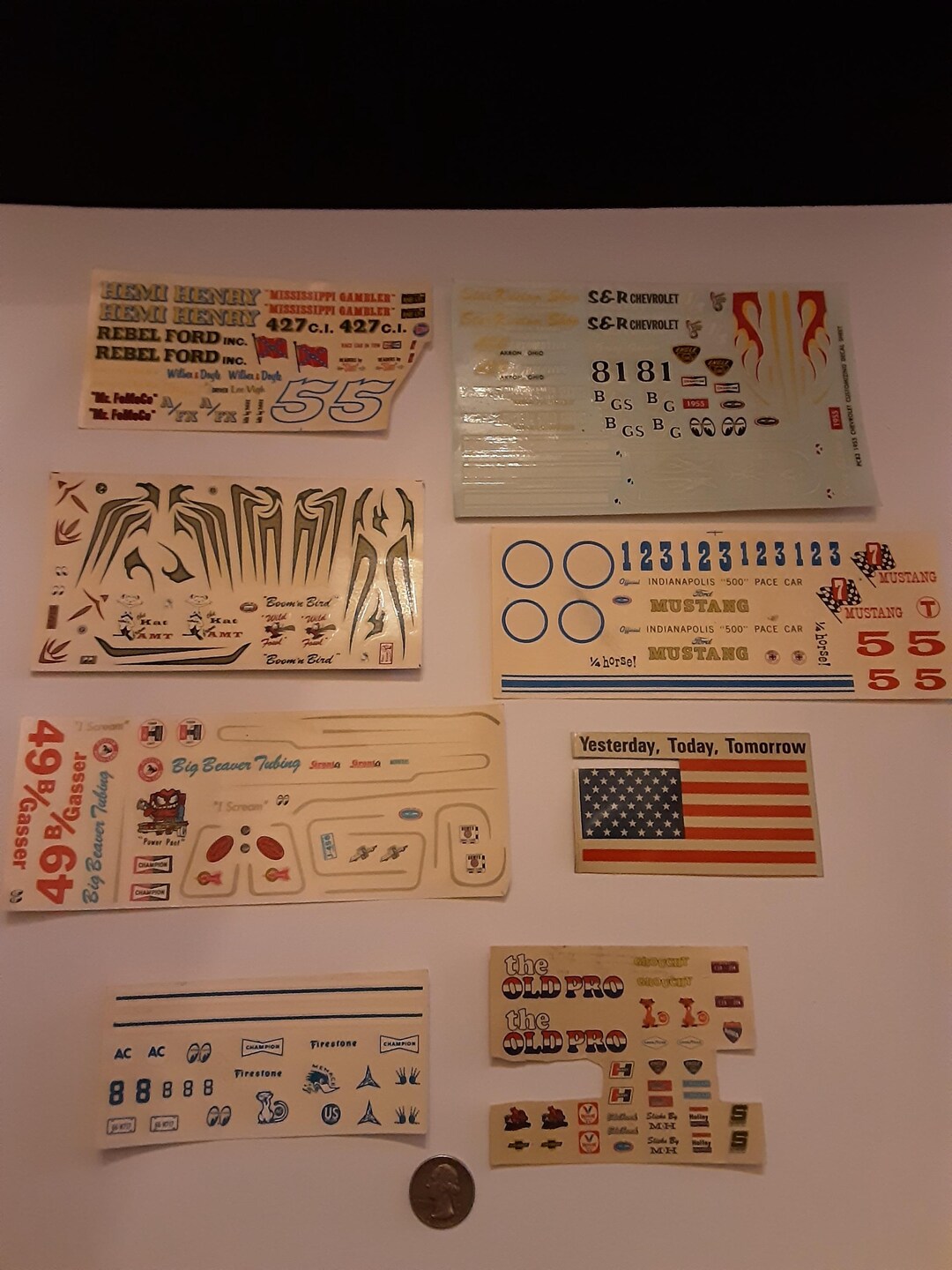 Vintage Hot Rod Decals - Etsy