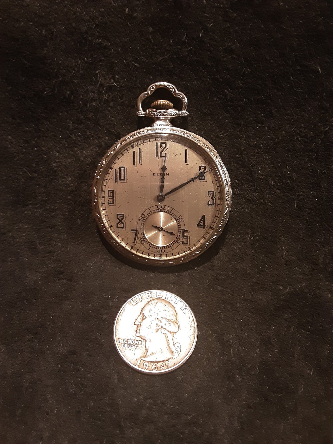 Elgin Pocket Watch - Etsy
