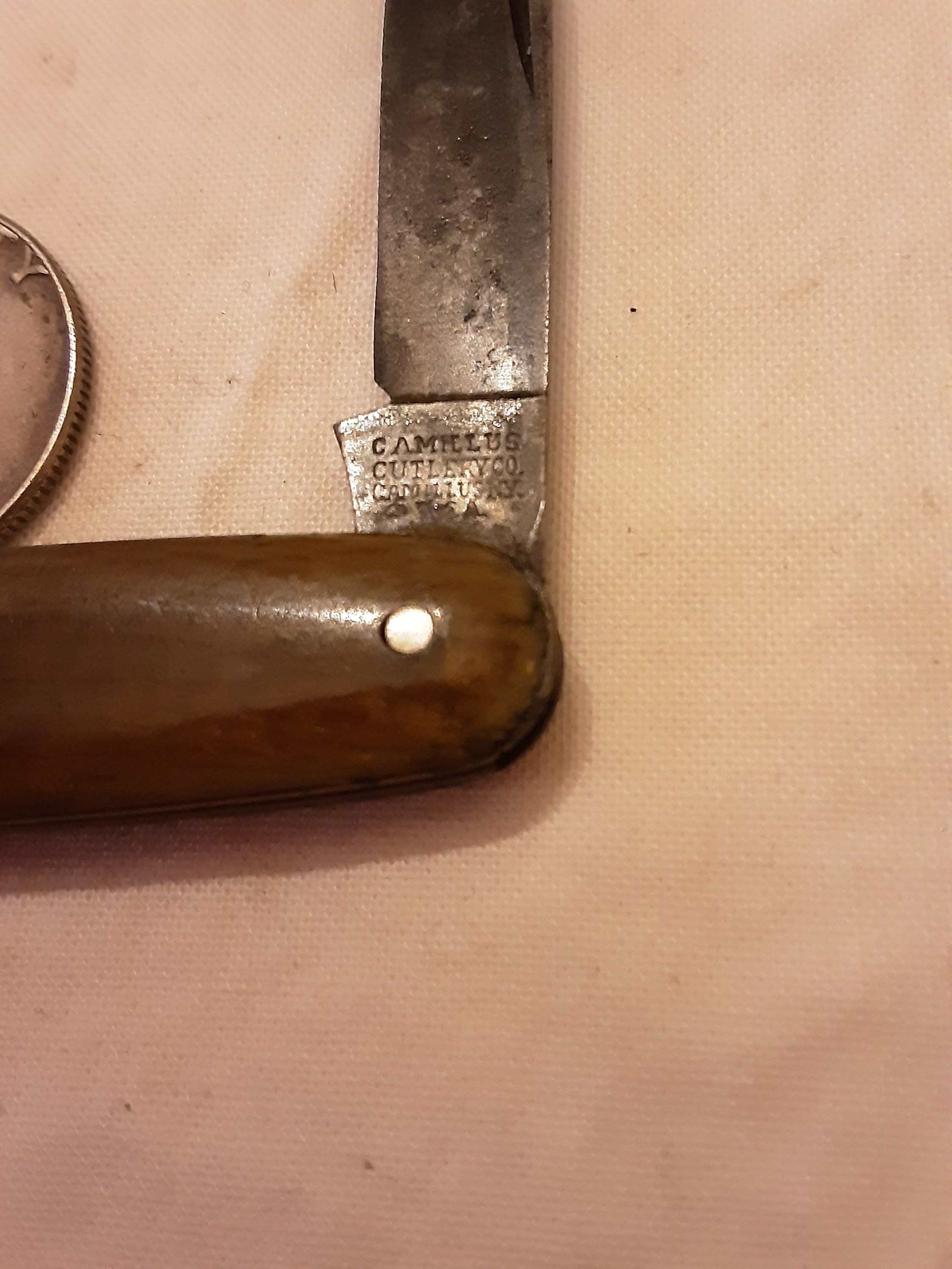 Antique Camillus Pocket Knife - Etsy