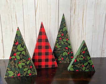 Wood Triangle Christmas - Etsy