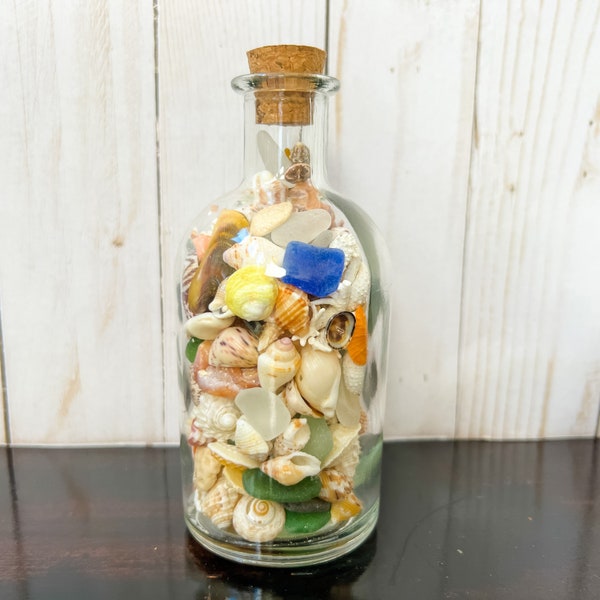 Seashells Bottle - Etsy