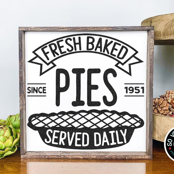 Fresh Baked Pies Sign - Etsy