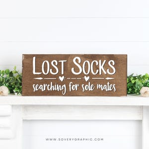 Lost Socks SVG: Funny Laundry Room Decor (digital Download) - Etsy