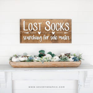 Lost Socks SVG: Funny Laundry Room Decor (digital Download) - Etsy