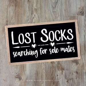 Lost Socks SVG: Funny Laundry Room Decor (digital Download) - Etsy