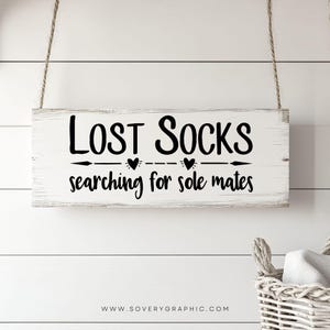 Lost Socks SVG: Funny Laundry Room Decor (digital Download) - Etsy