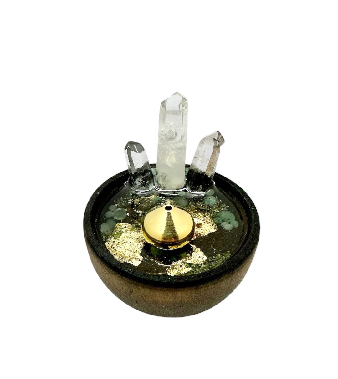 Mini Orgone Money Bowl With Removable Incense Holder - Etsy