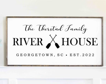 Wood River House Signs - Etsy