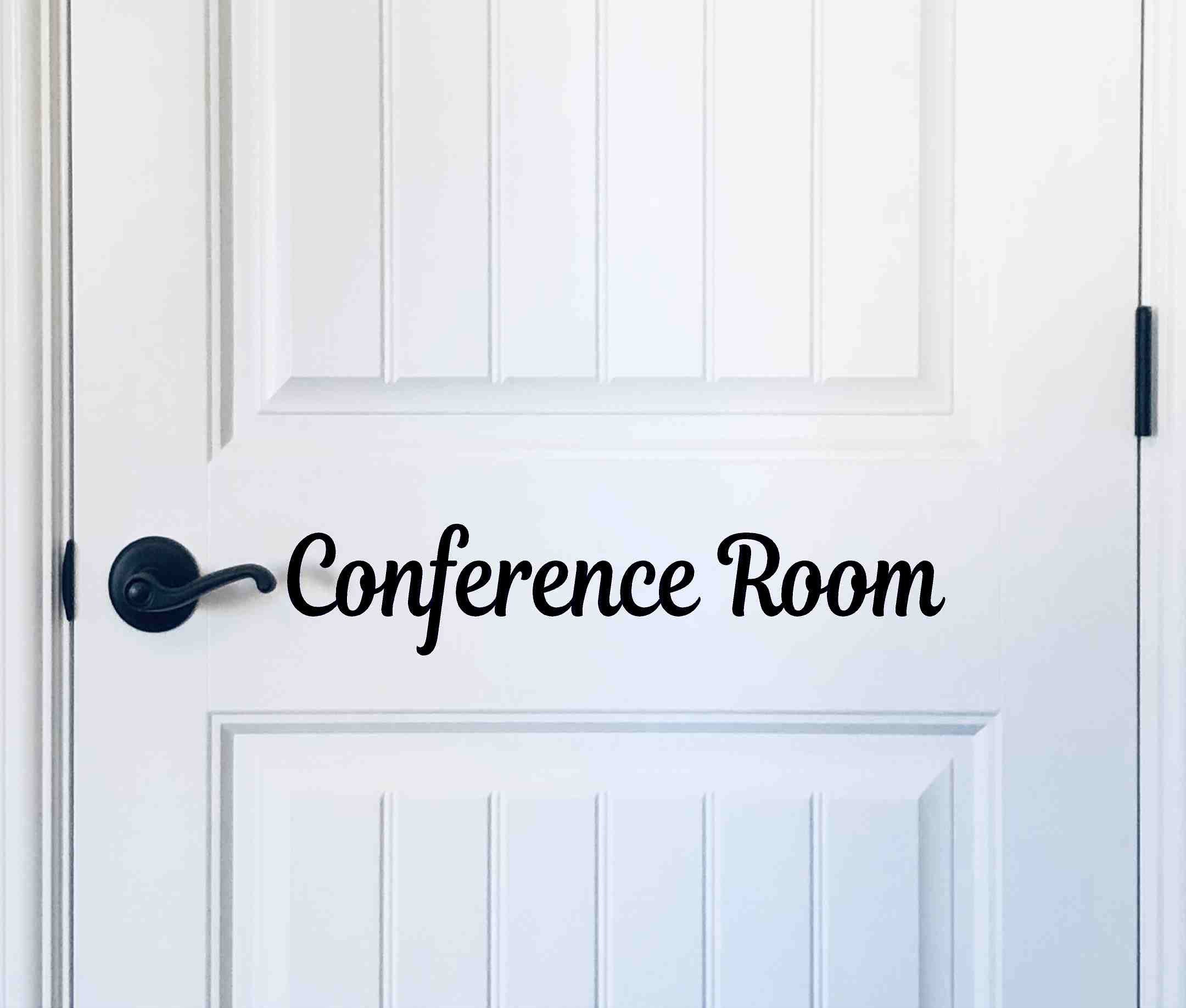 Conference Room Vinyl Decal Business Decal Office Decals | Etsy