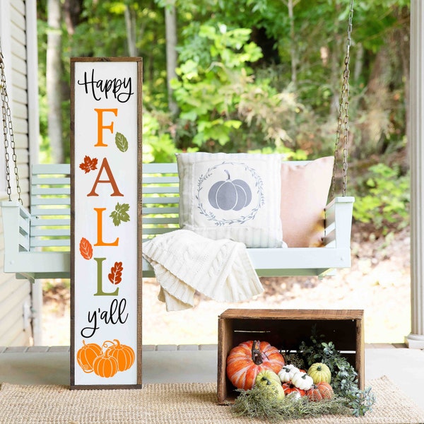 Happy Fall Sign - Etsy