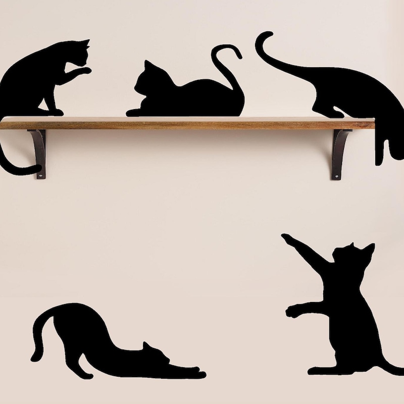 Cat Wall Decals - Etsy