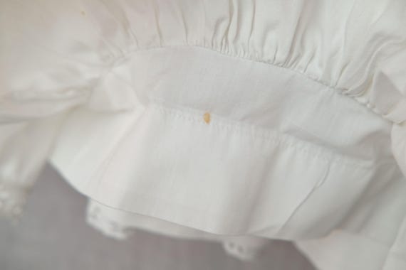6: Vintage Girl's White Eyelet Cotton Underdress, Ful… - Gem